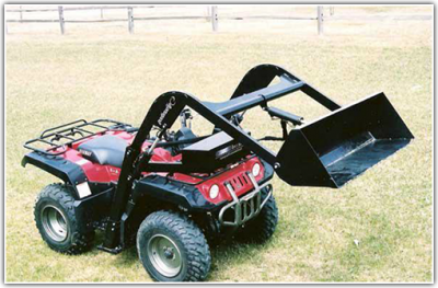 Honda ATV Front End Loader | Wild Hare Manufacturing, Inc.