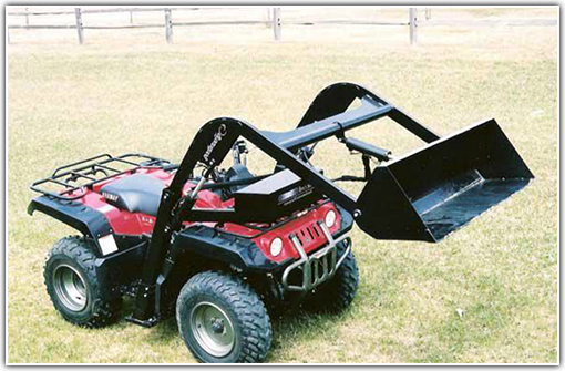Honda ATV Front End Loader | Wild Hare Manufacturing, Inc.
