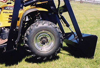 Hydraulic Four Wheeler Bucket | Wild Hare Manufacturing, Inc.